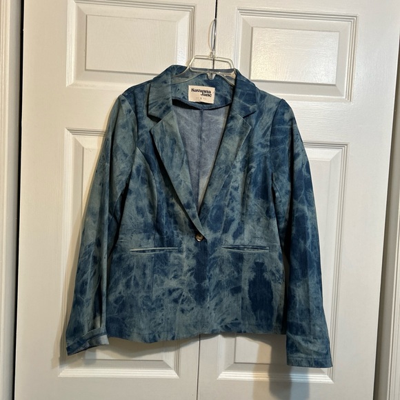 Savanna Jane | Jackets & Coats | Savanna Jane Size L Large Bleached ...